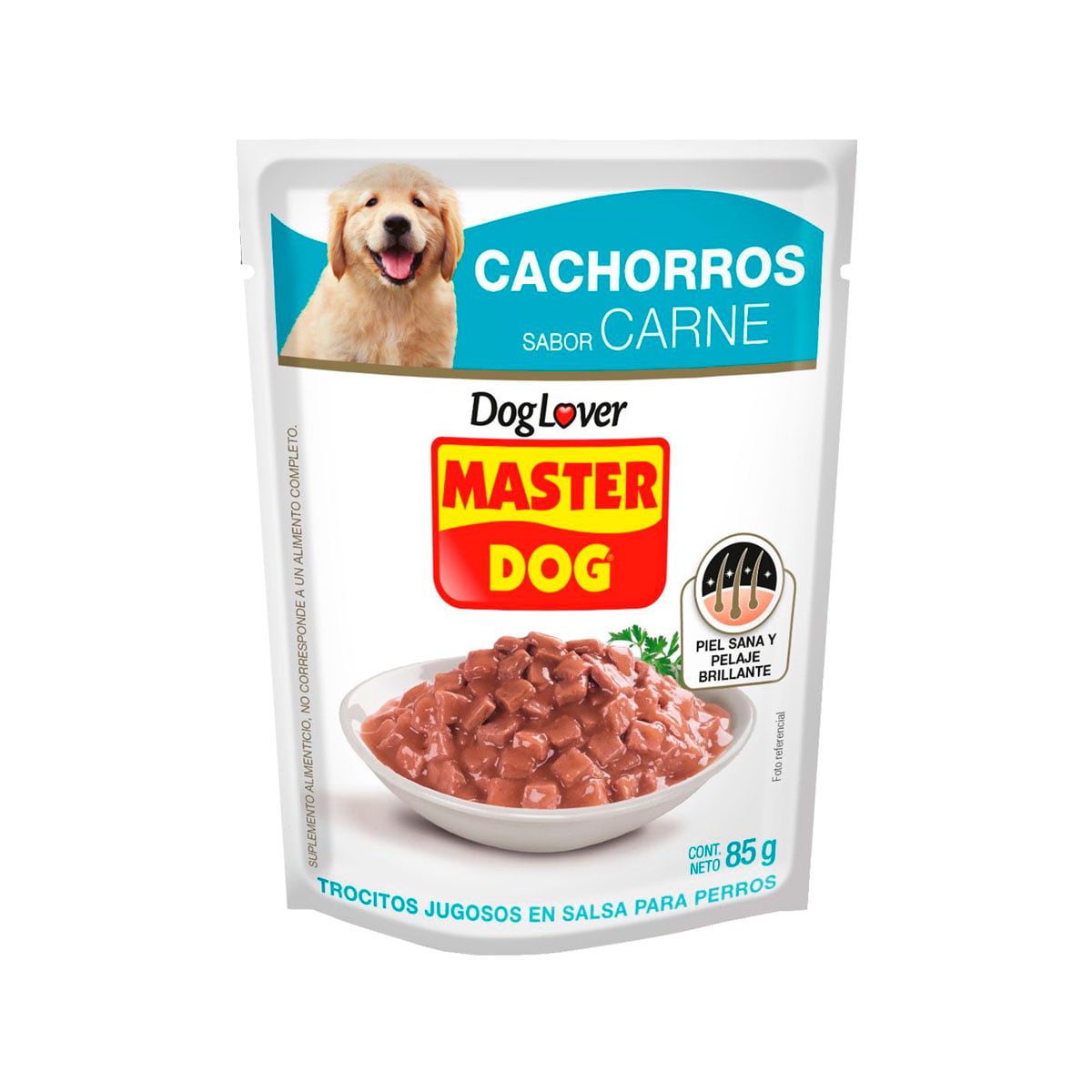 Master Dog, Cachorros Sabor Carne sachet 85 gr, Cód. 723 ...