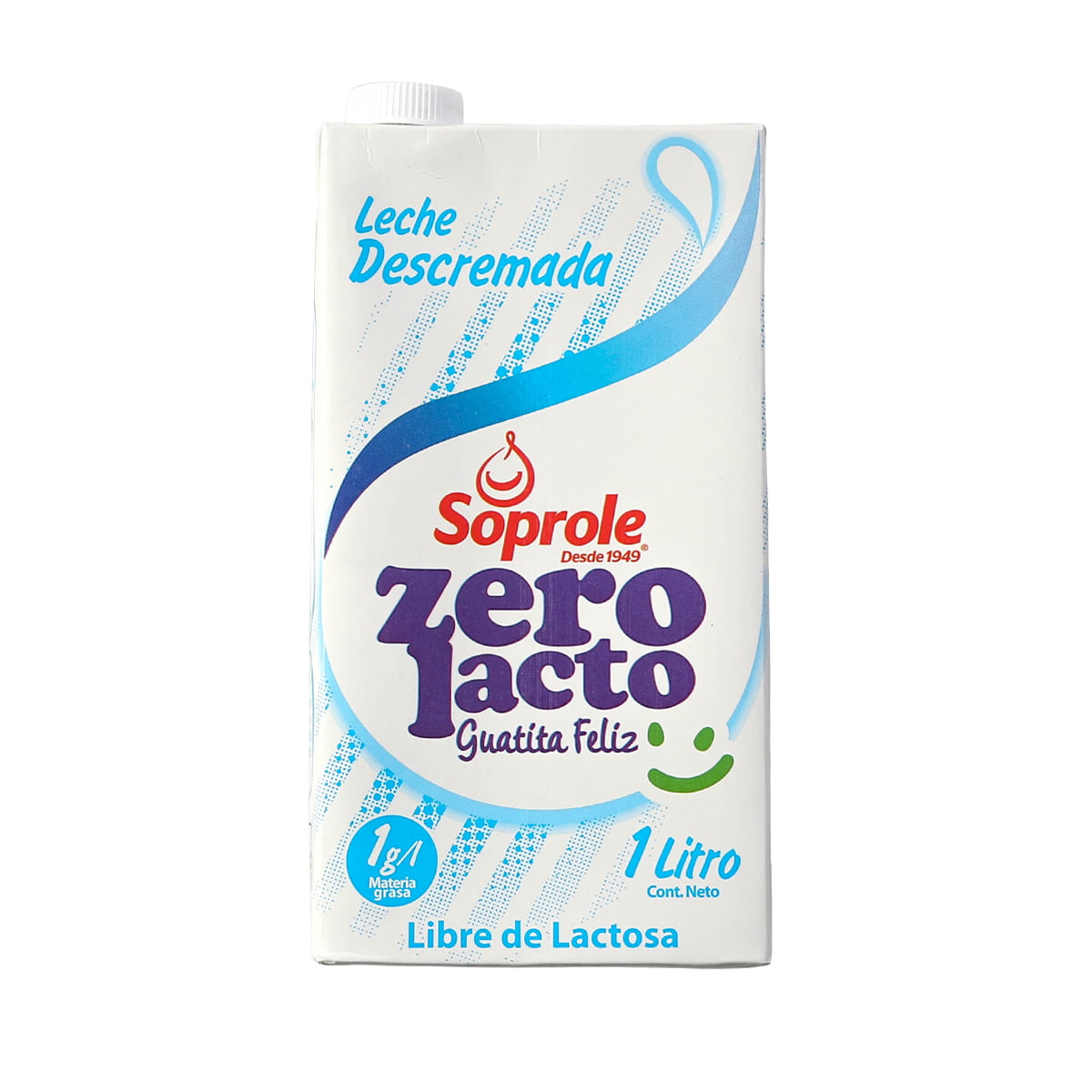 LECHE DESCREMADA ZERO LACTO SOPROLE 1 L - Distribuidora Santiago