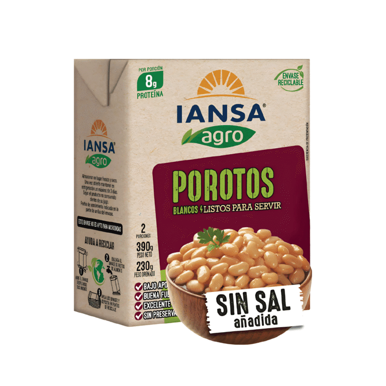 POROTOS BLANCOS IANSA AGRO 390 G - Distribuidora Santiago
