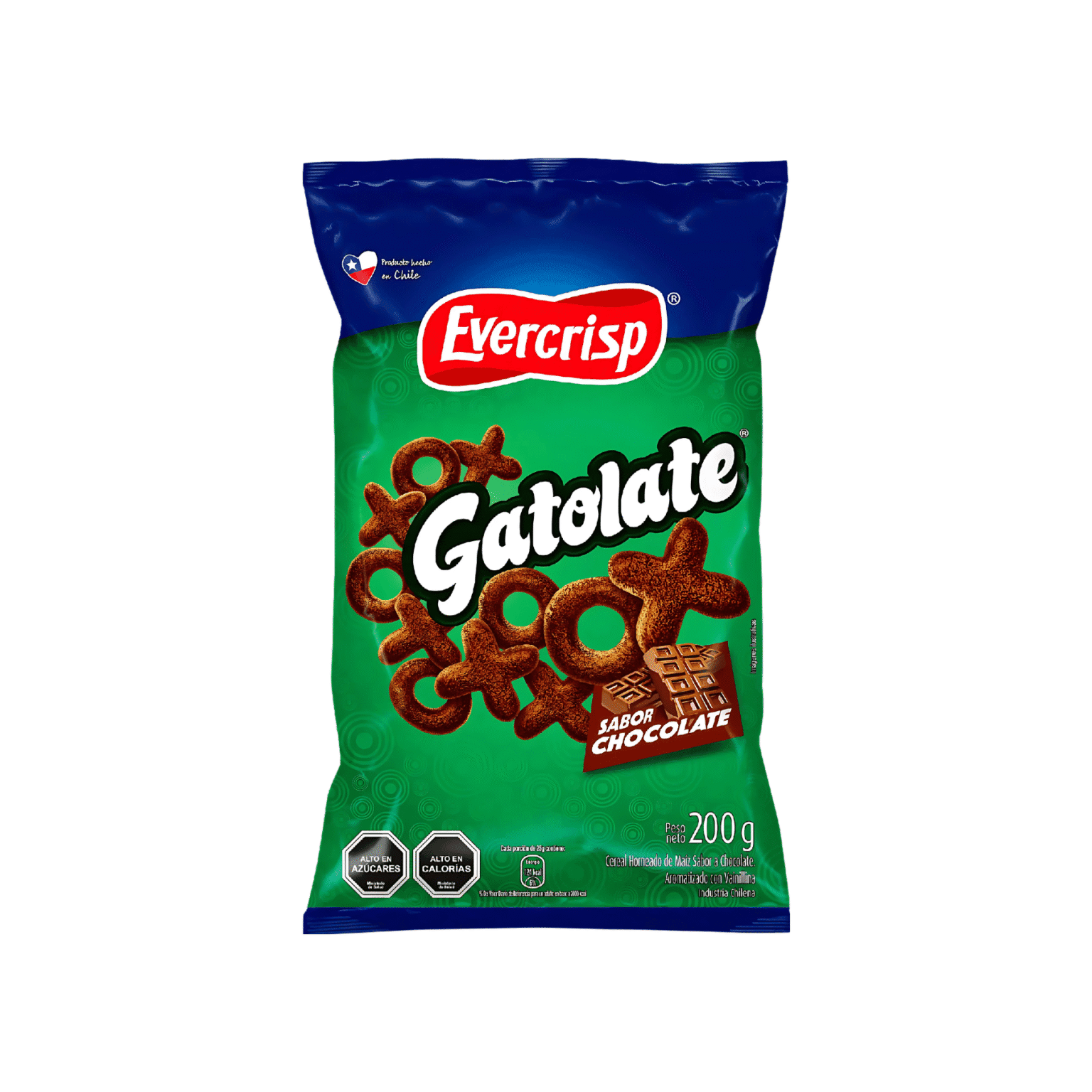 GATOLATE CHOCOLATE EVERCRISP 200 G - Distribuidora Santiago