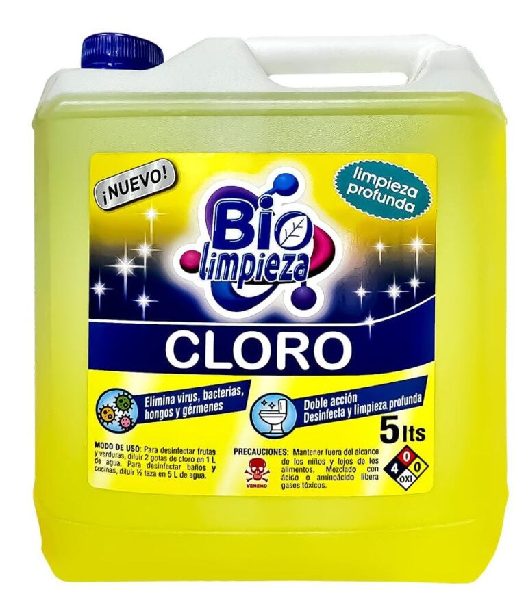 CLORO BIO LIMPIEZA 5L - Distribuidora Santiago